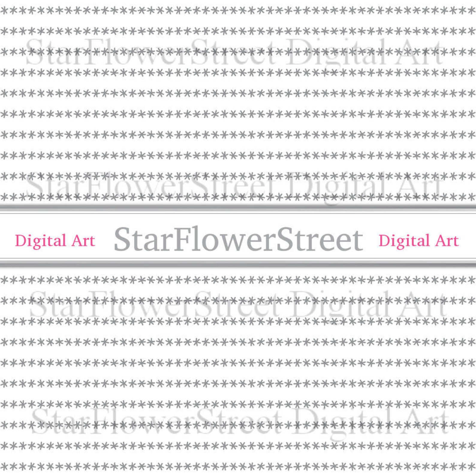 Winter Holiday Digital Paper Pattern Confetti Snowflake Stars | Etsy