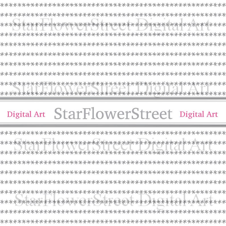 Winter Holiday Digital Paper Pattern Confetti Snowflake Stars | Etsy