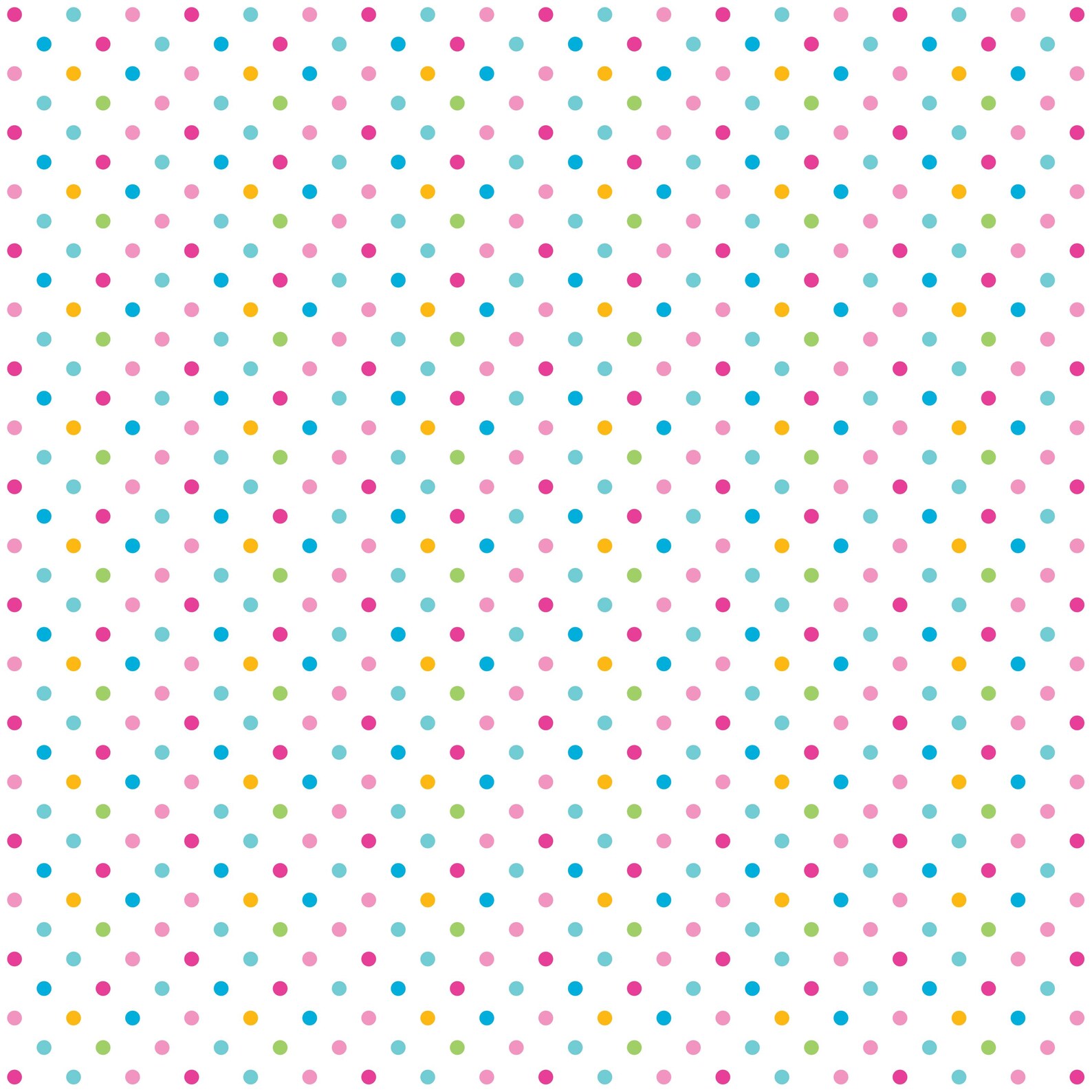 Polka Dot Digital Paper, Instant Download, Scrapbook Background, Bright ...