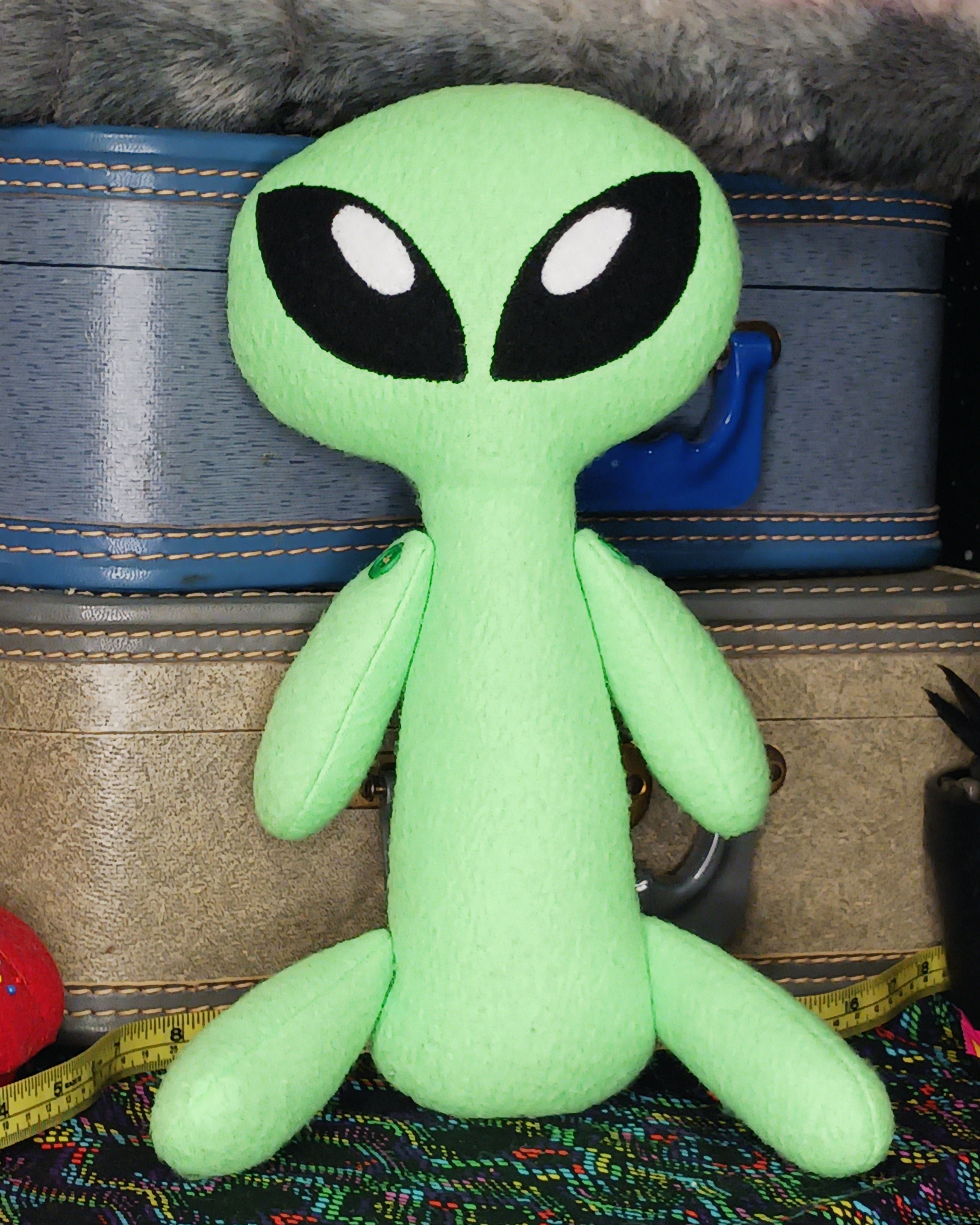 Handmade Alien Spooky Buddy Plush Doll - Etsy