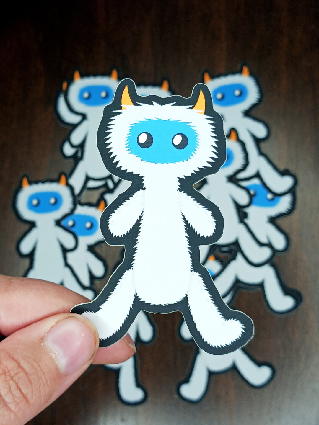 Yeti 3" Vinyl Matte Sticker - Etsy