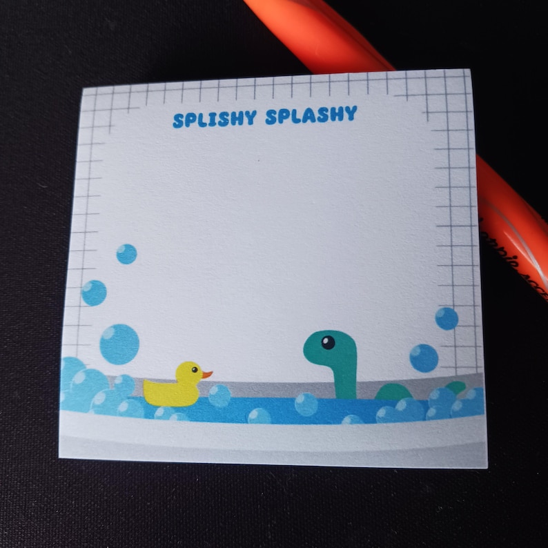 Loch Ness Monster Sticky Note Pad - Etsy
