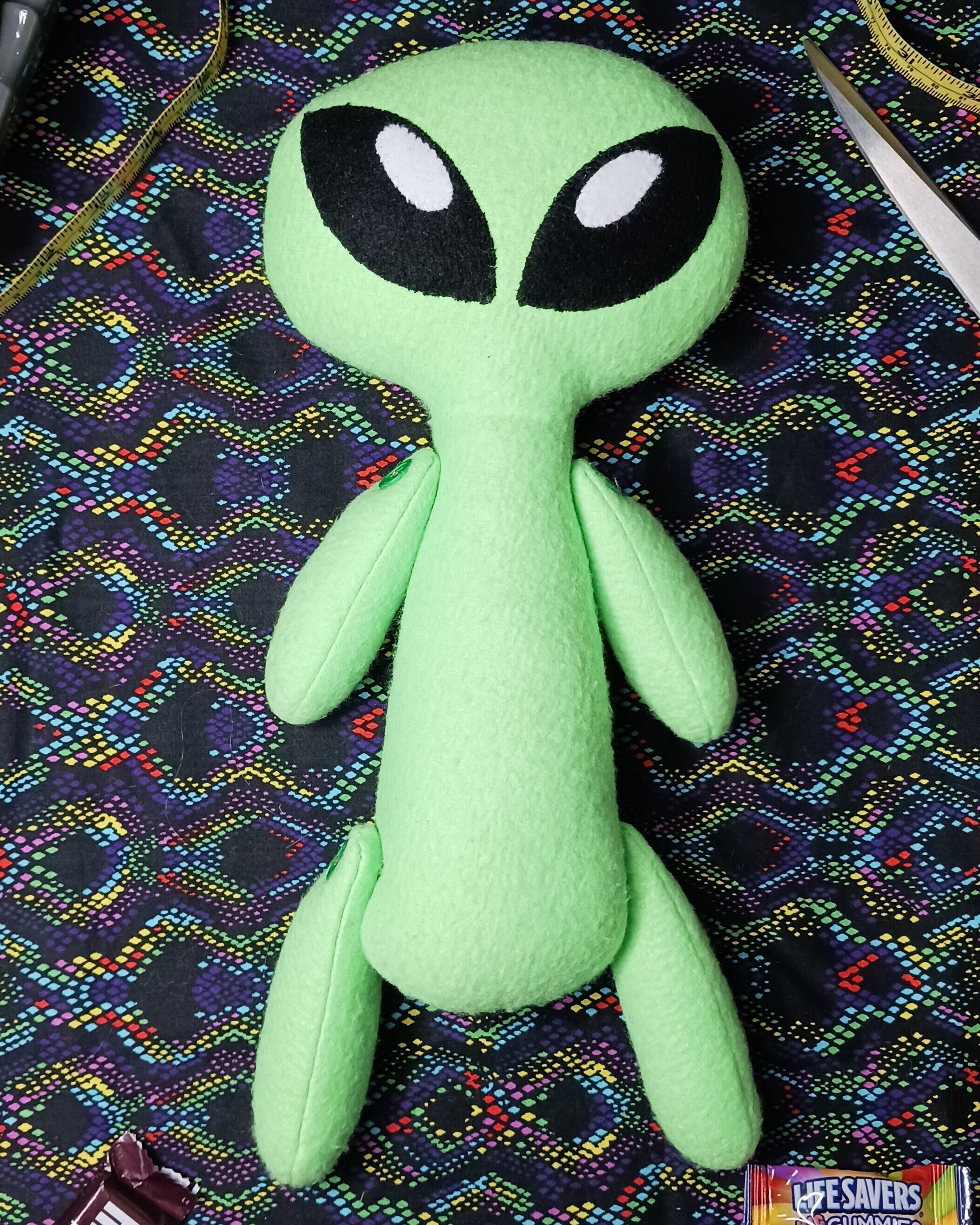 Handmade Alien Spooky Buddy Plush Doll - Etsy