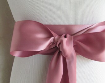 Metal Gray Ribbon Sash / Double Face Sash Ribbon / DIY sash / | Etsy