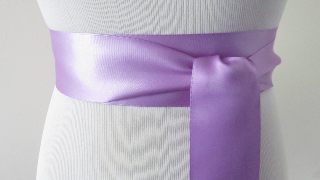 Hyacinth Bridal Sash / Double Face Sash Ribbon / Ribbon Sash / DIY Sash ...