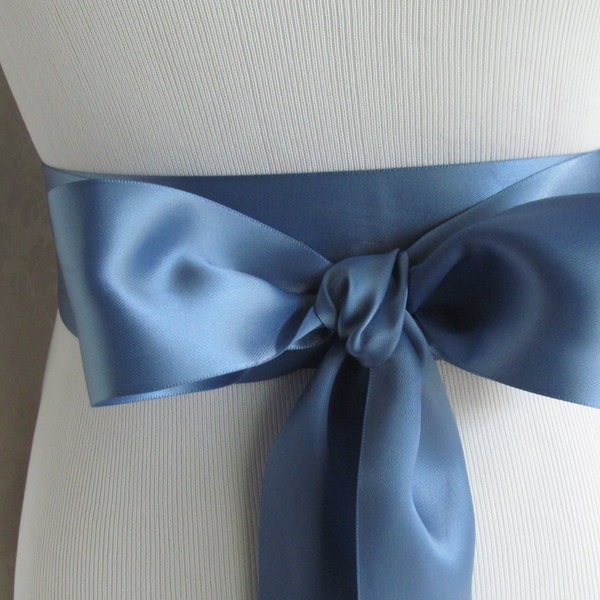 Blue Satin Ribbon - Etsy