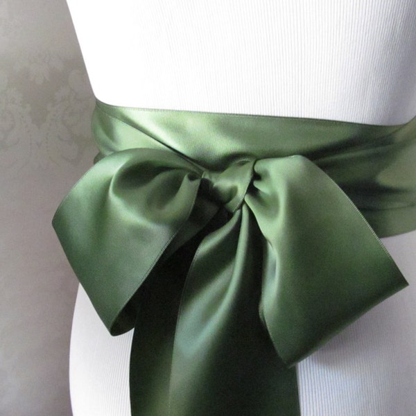 Green Bridal Sash - Etsy