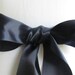 Ink Blue Satin Ribbon Sash / Double Face Satin Sash / DIY Sash / 12 Ft ...