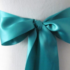 Jade Bridal Sash / Double Face Sash Ribbon / Ribbon Sash / DIY Sash - Etsy