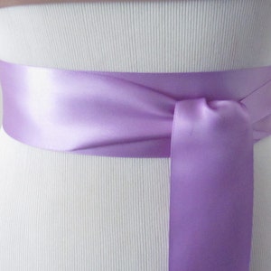 Hyacinth Bridal Sash / Double Face Sash Ribbon / Ribbon Sash / DIY Sash ...
