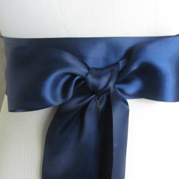 Navy Blue Sash - Etsy