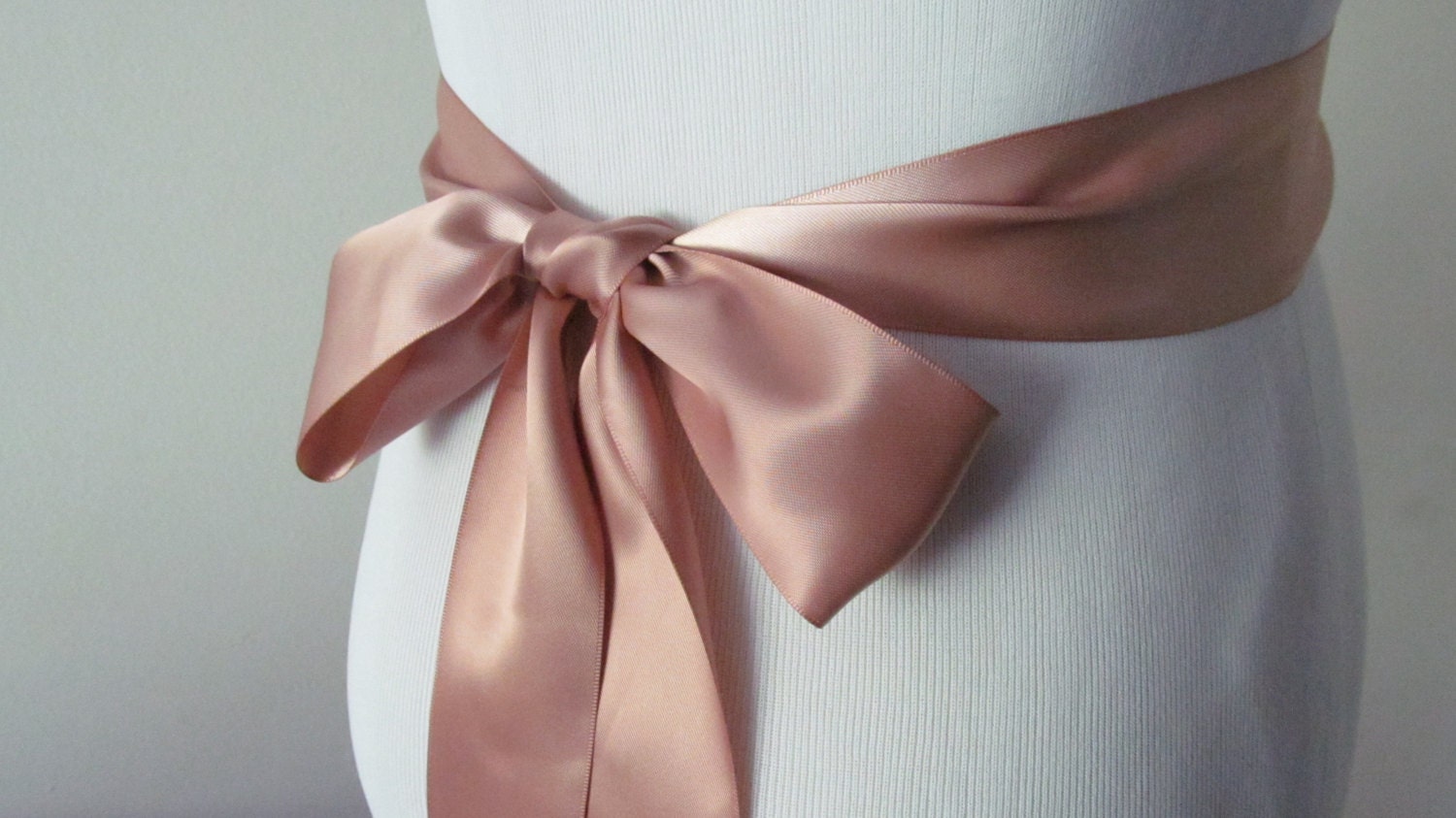 Natural Bridal Sash / Double Face Sash Ribbon / Ribbon Sash / DIY Sash ...
