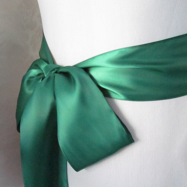 Green Bridal Sash - Etsy