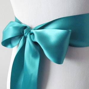 Jade Bridal Sash / Double Face Sash Ribbon / Ribbon Sash / DIY Sash - Etsy