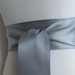 Gray Satin Ribbon Sash / Double Face Satin Sash / DIY Sash / 12 Ft Sash ...