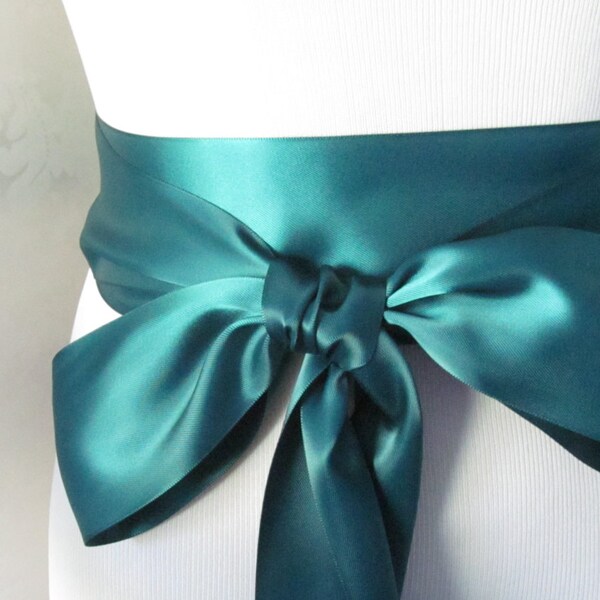 Teal Sash - Etsy