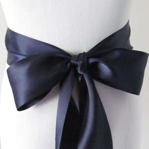 Dresden Blue Bridal Sash / Double Face Sash Ribbon / Ribbon Sash / 12ft ...