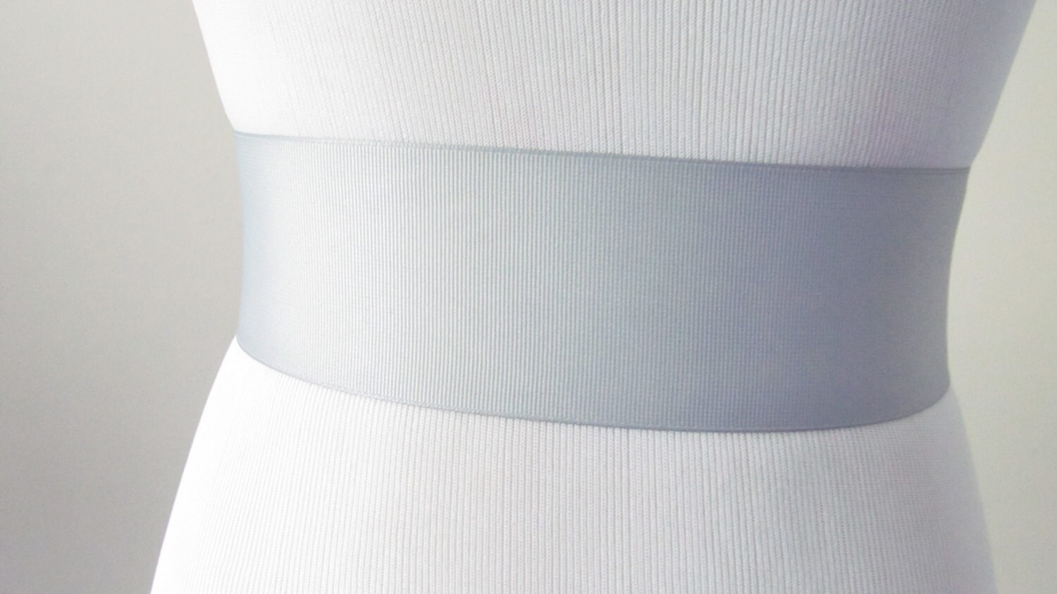 Silver Grosgrain Sash Ribbon / Ribbon Sash / DIY Sash / - Etsy