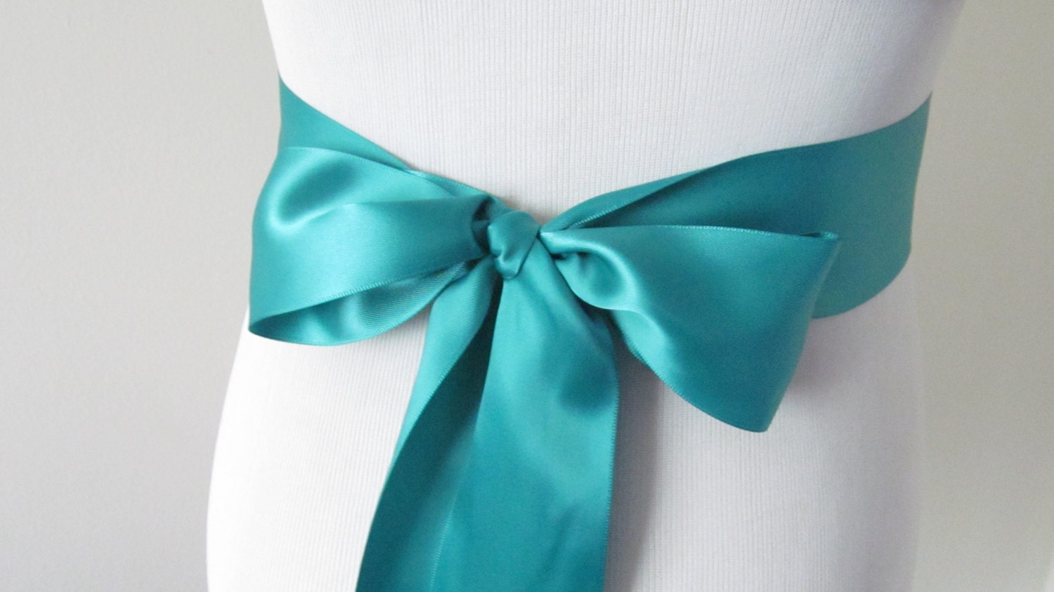 Jade Bridal Sash / Double Face Sash Ribbon / Ribbon Sash / DIY - Etsy