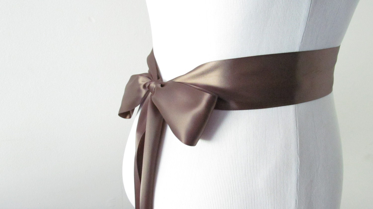 Dark Olive Bridal Sash / Double Face Sash Ribbon / Ribbon Sash - Etsy