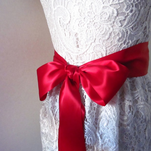 Red Sash - Etsy