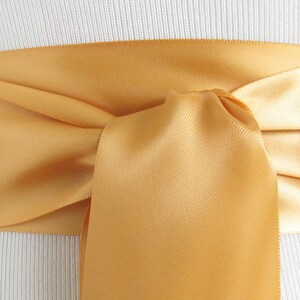 Old Gold Double Face Sash Ribbon / Ribbon Sash / DIY Sash / Aged Gold ...