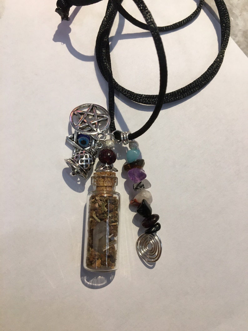 Hex Breaker Exorcism Uncrossing Charm Bottle Amulet Necklace - Etsy