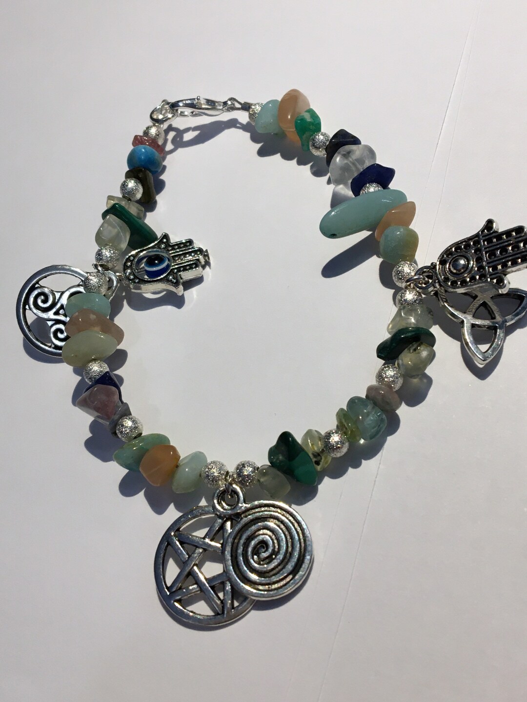 Stone Magick Empathy Filter Cham Bracelet Chakra Shield Aura - Etsy