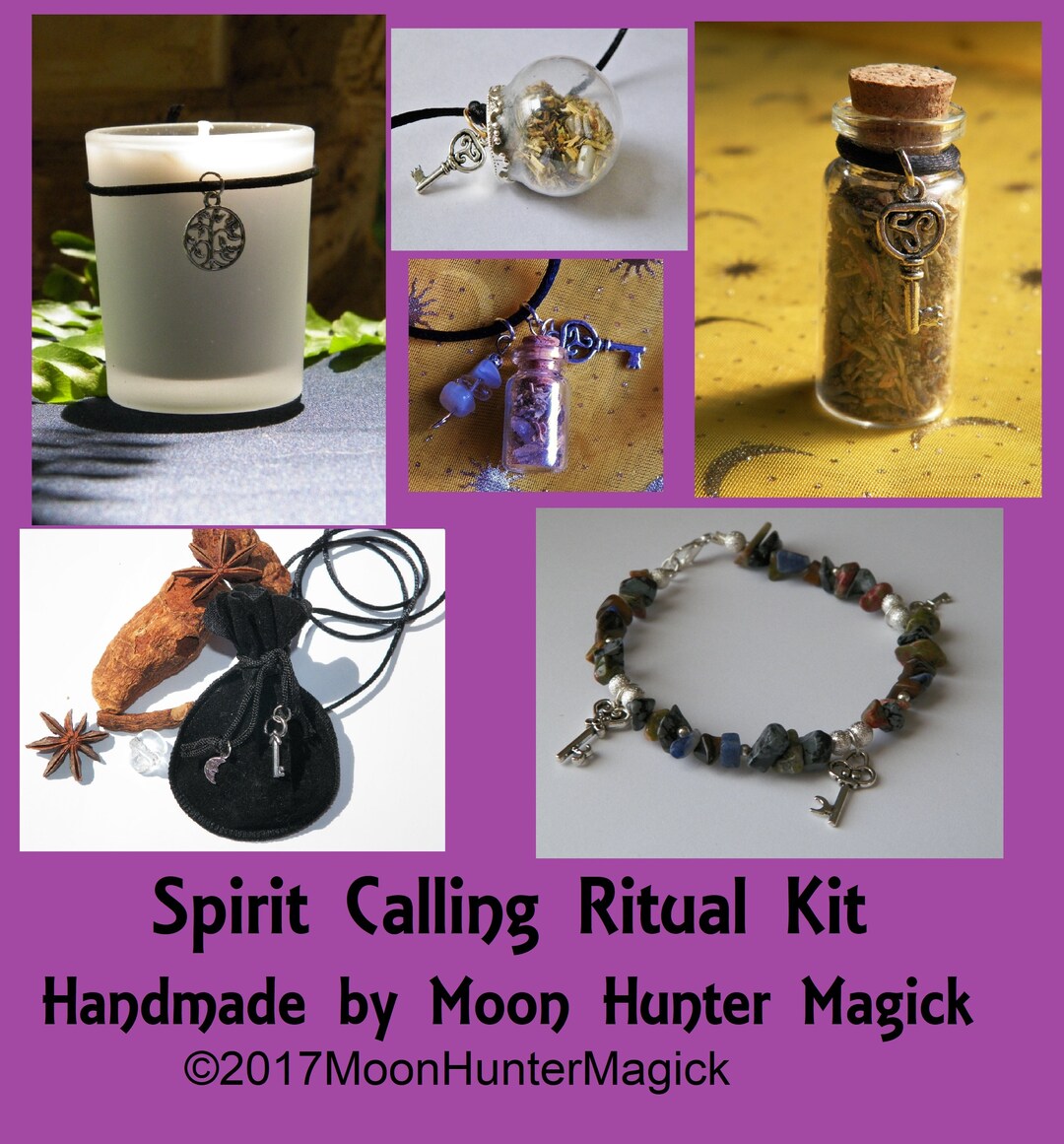 Spirit Guides 3 Item Combo Kit Necromancy Ouija Ritual Faery Magick ...