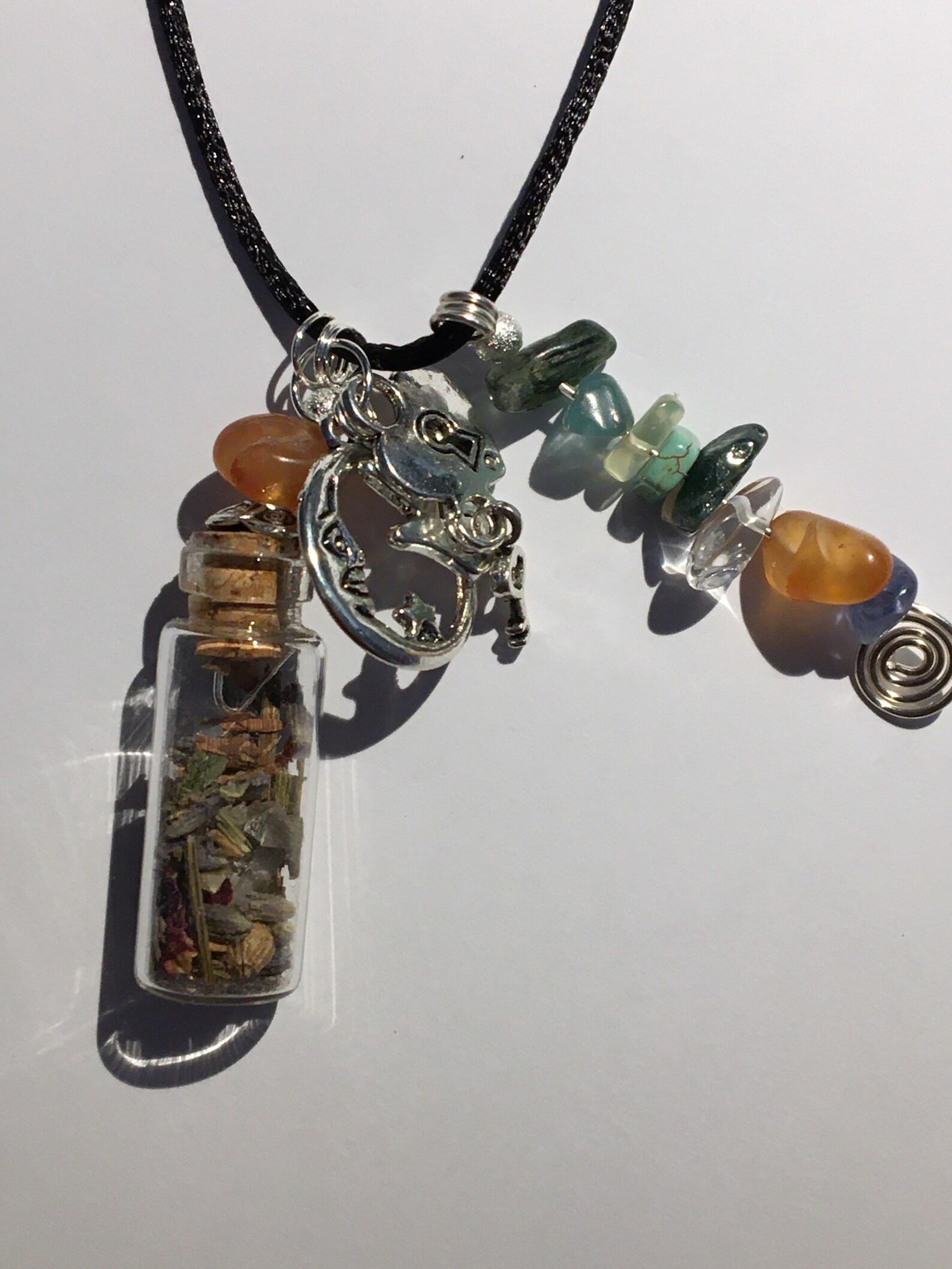 Healing Amulet Charm Bottle Necklace Healing Charm Talisman - Etsy