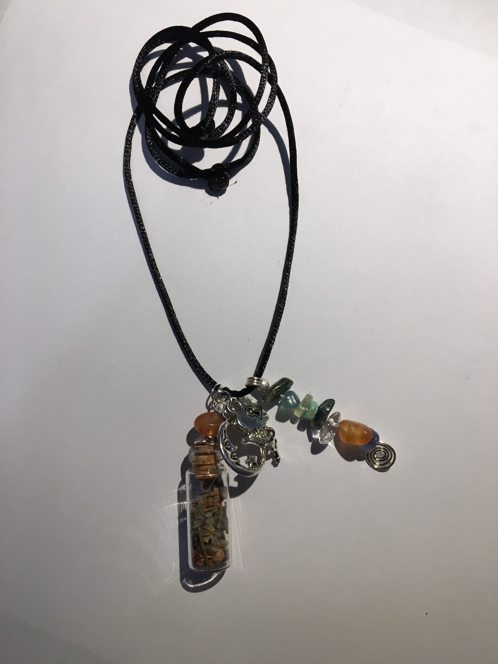 Healing Amulet Charm Bottle Necklace Healing Charm Talisman - Etsy