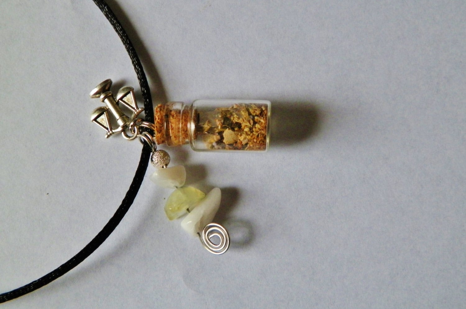 Overcoming Grief Release Charm Bottle Necklace Release Ritual - Etsy