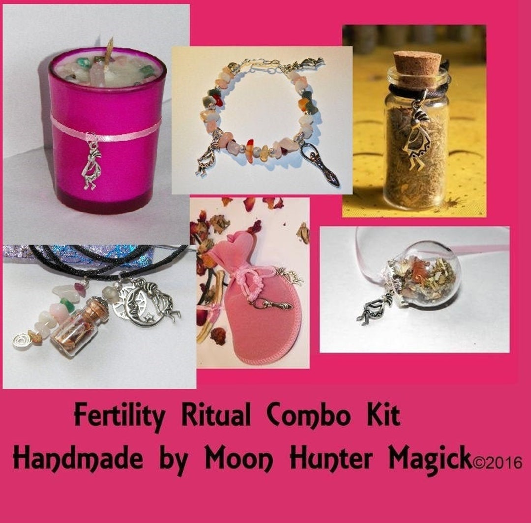 Fertility Ritual 3 Item Combo Kit Conception Pregnancy Ritual Altar Kit ...