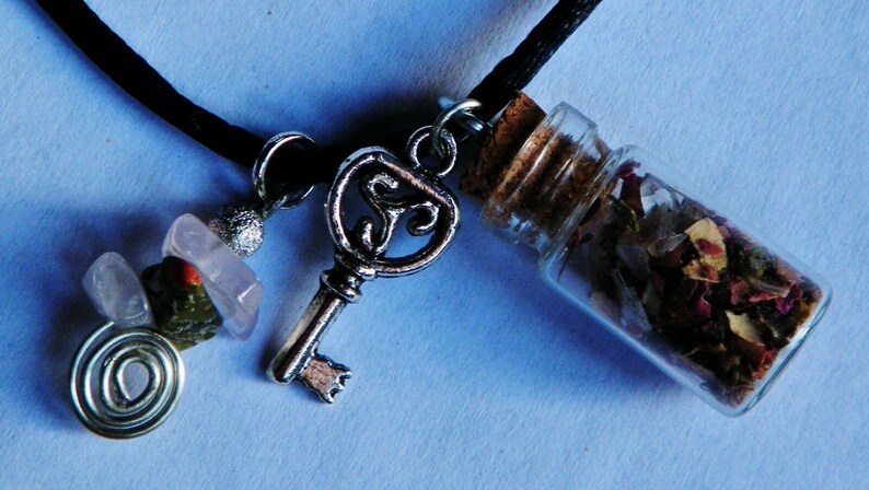 Overcoming Grief Release Charm Bottle Necklace Release Ritual - Etsy