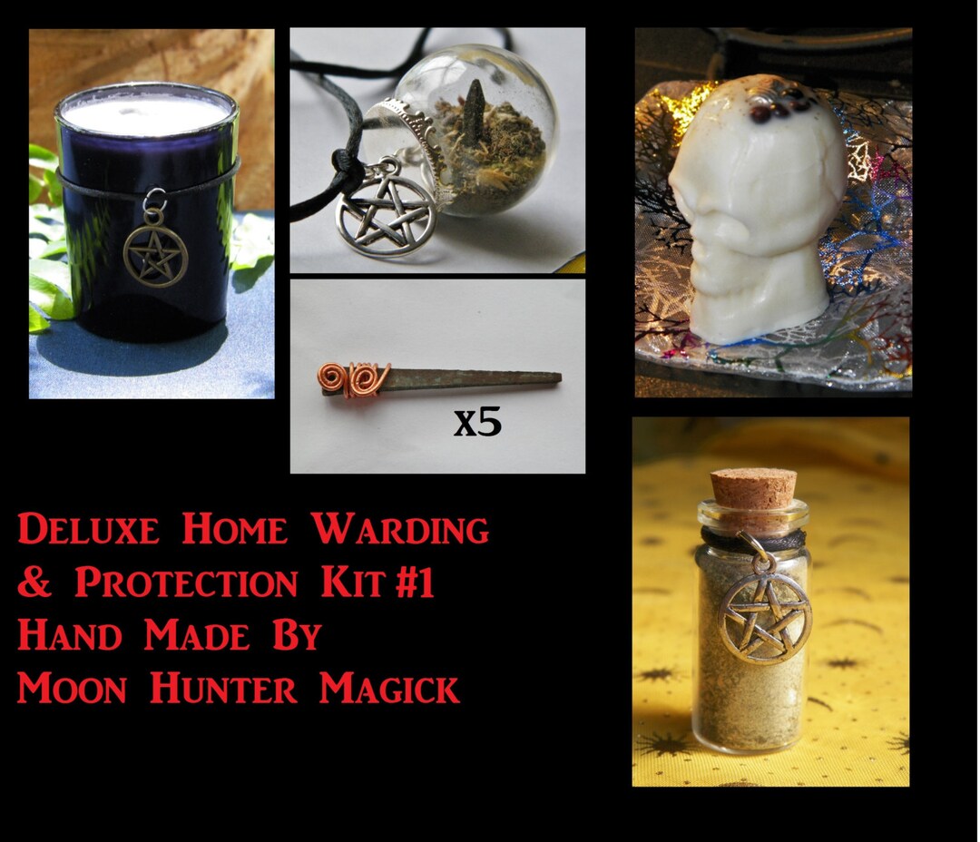 Deluxe Protection Combo Kit 1 Home Warding Protection Ritual Kit Ward ...