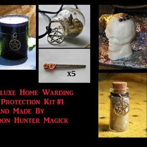 Deluxe Protection Combo Kit 1 Home Warding Protection Ritual Kit Ward ...