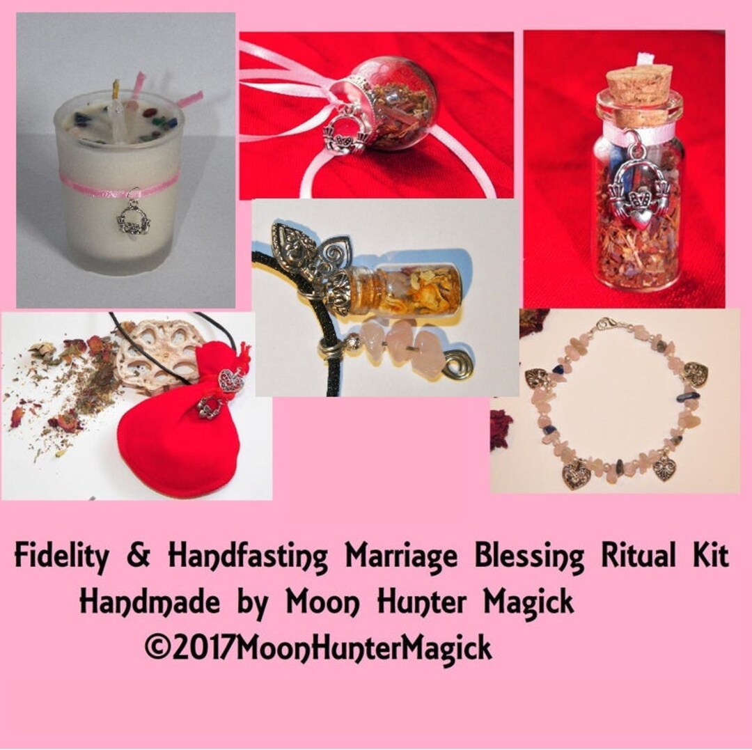 Fidelity & Marriage Blessings Handfasting 3 Item Ritual Combo - Etsy