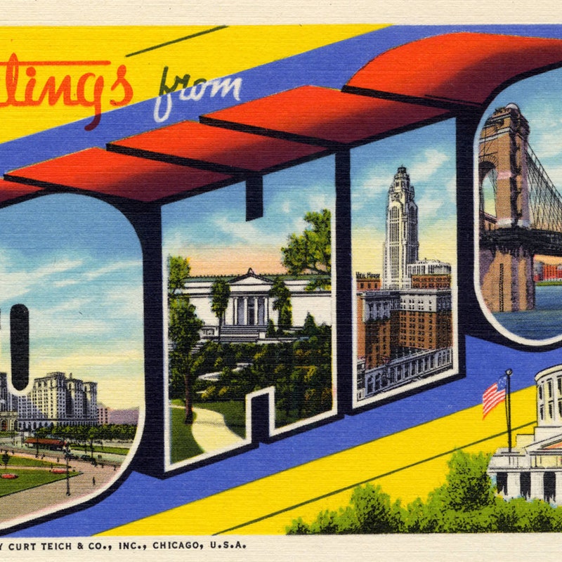 Big Letter Postcards - Etsy