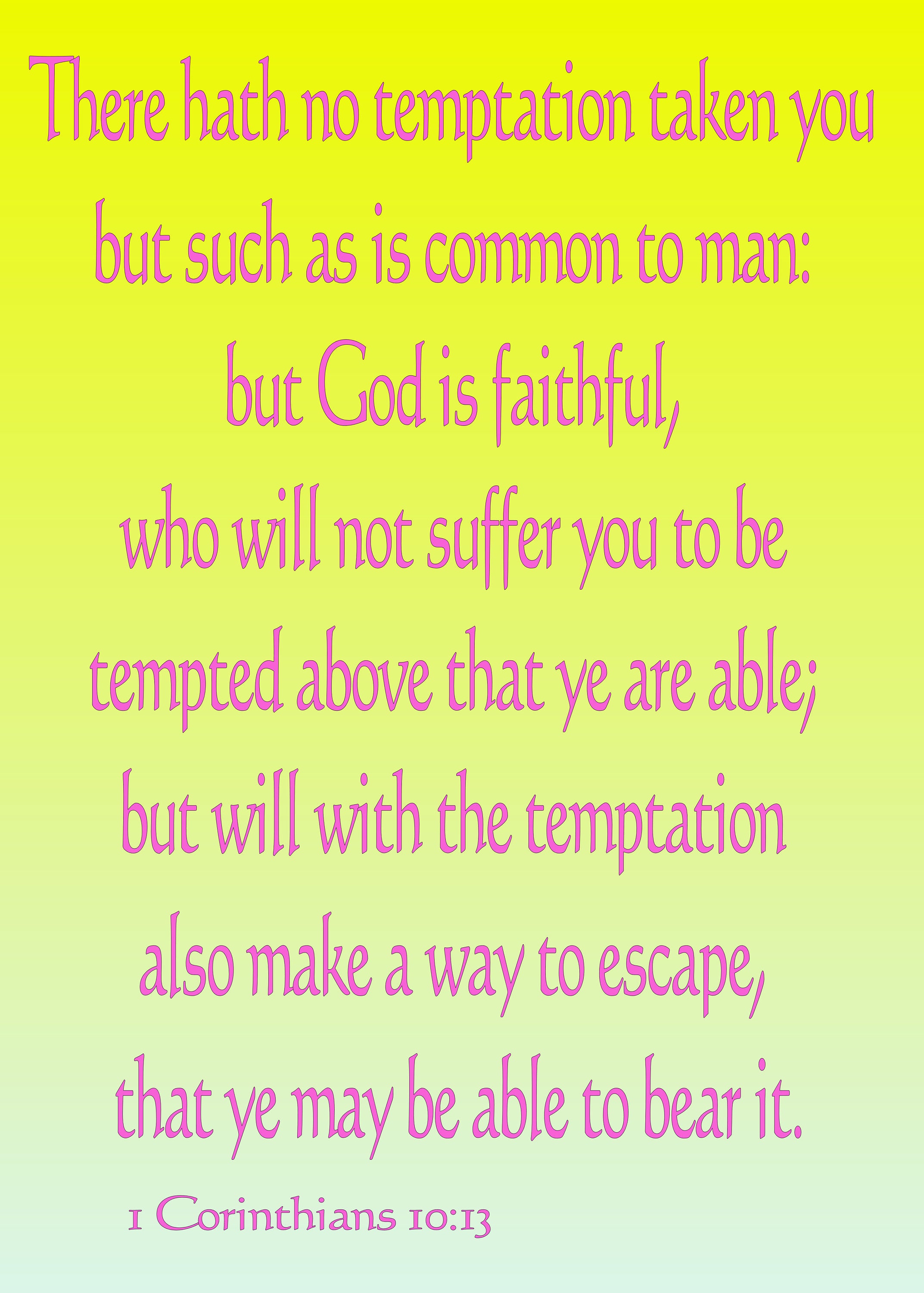 1 Corinthians 10-13 Bible Verse Digital Download Printable Wall Art ...
