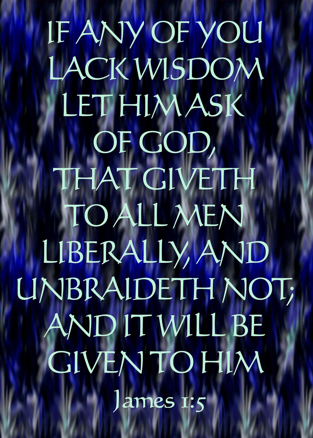James 1:5 Bible Verse Digital Download Printable Wall Art Print or Use ...