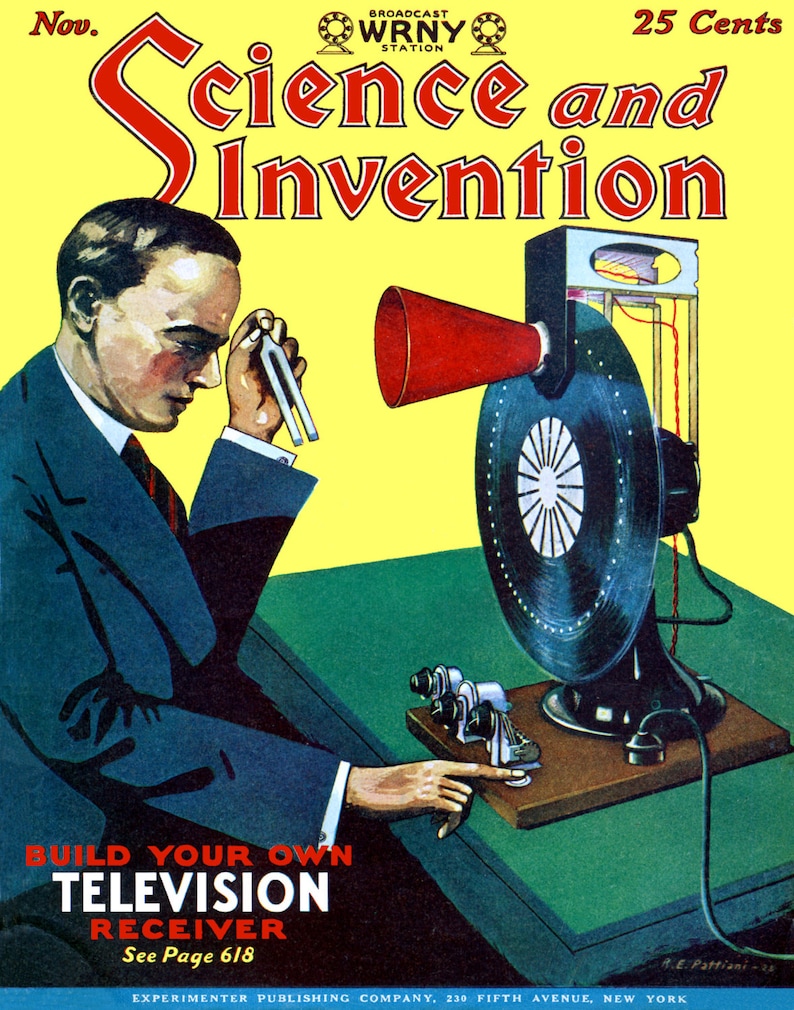 1928 Build Your Own TV Science and Invention Magazine Digitally ...