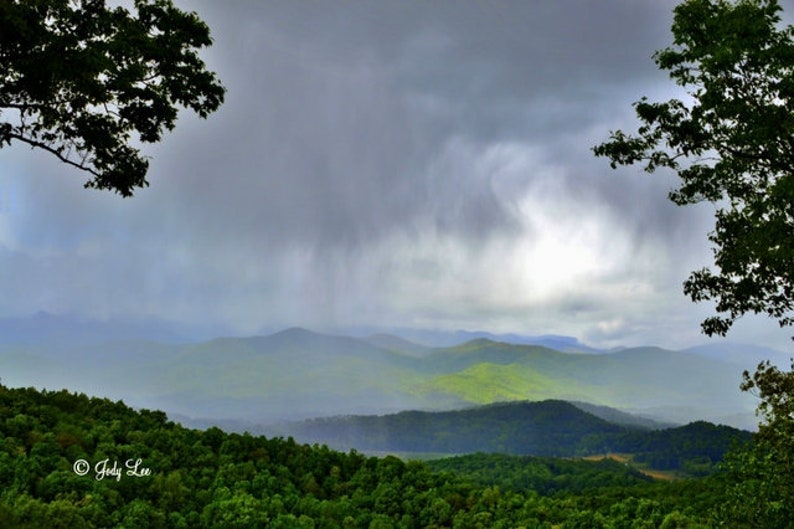 Blue Ridge, Smoky Mountains, Mountain Photography, Rainy Mountains ...
