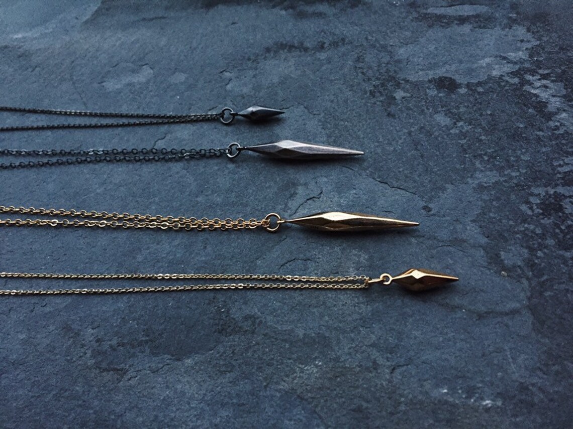 Mini Scrying Pendulum // Divination and Dowsing Plumb Necklace | Etsy