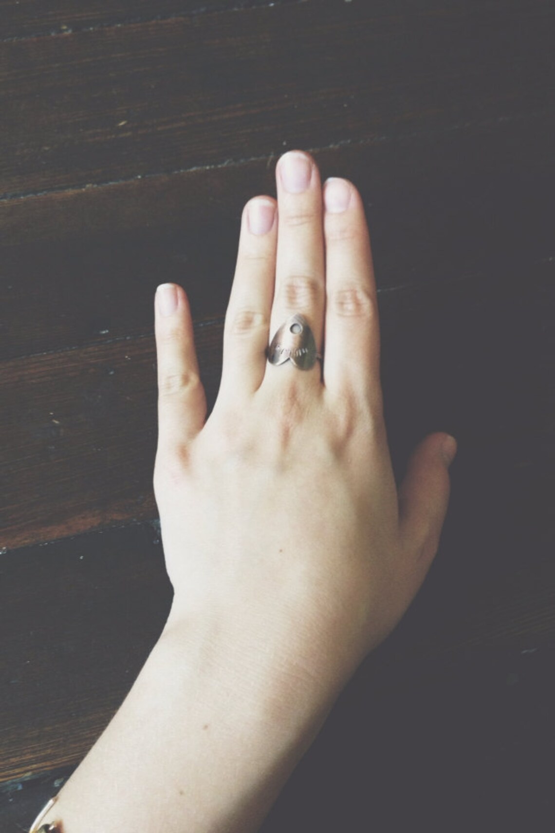 Ouija Planchette Ring // Hand Fabricated Oracle Ring / | Etsy