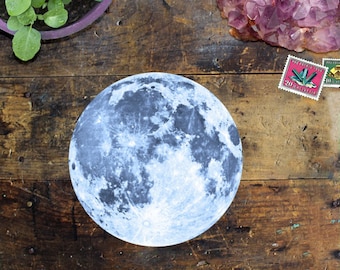 Moon sticker | Etsy