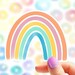 Rainbow Sticker Decal | Laptop Vinyl Stickers | Car Decal | Pastel ...