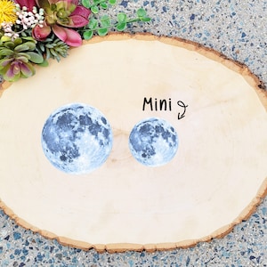 Full Moon Vinyl Sticker | Laptop Decal, Astrology Gift - Etsy