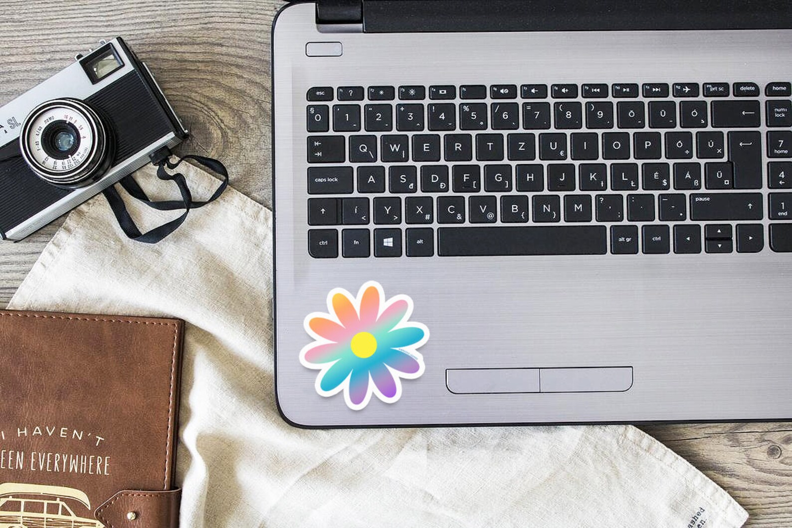 Daisy Flower Sticker Pastel Rainbow Vinyl Sticker Flower - Etsy