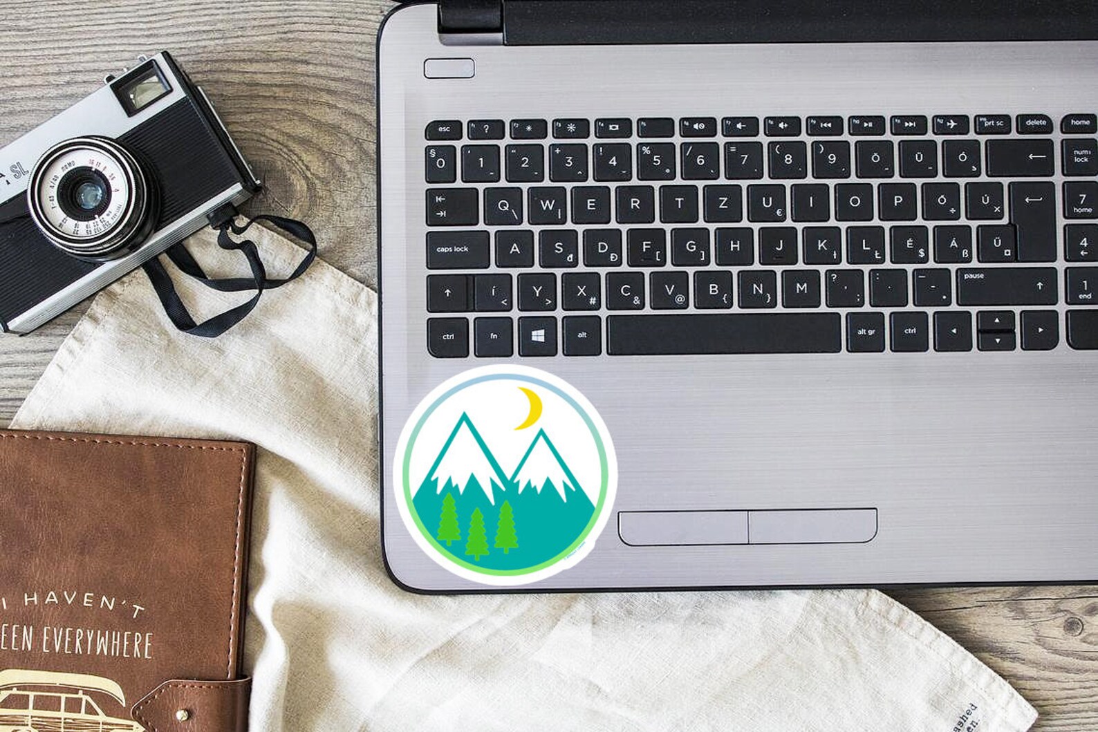 Mountain Sticker Adventures Hiking Sticker Car Sticker | Etsy