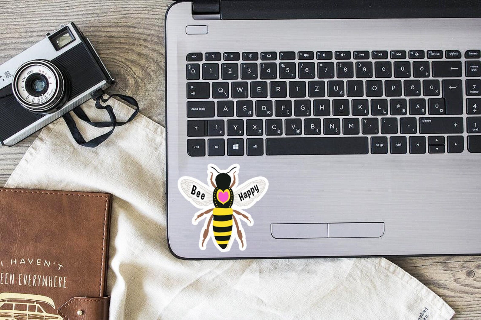 Bee Sticker Bee Vinyl Sticker for Laptop Be Kind Sticker | Etsy